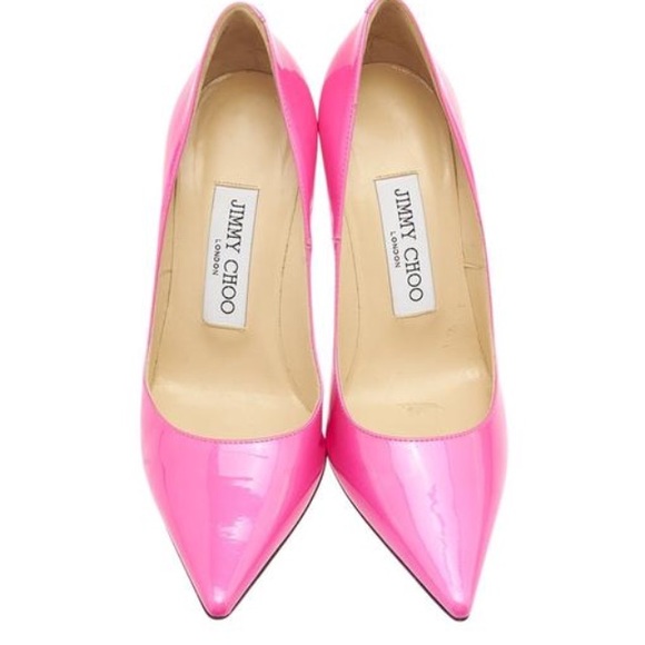 Jimmy Choo | Shoes | Jimmy Choo Hot Pink Pumps | Poshmark
